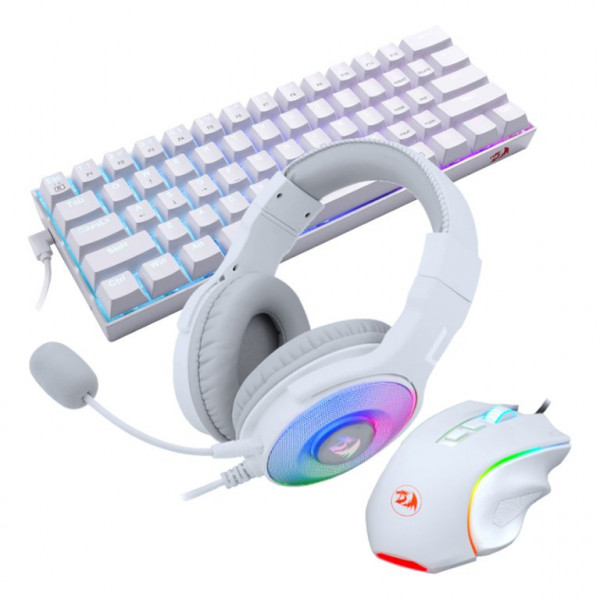 3 in 1 Combo S129W Keyboard, Mouse and Headphones