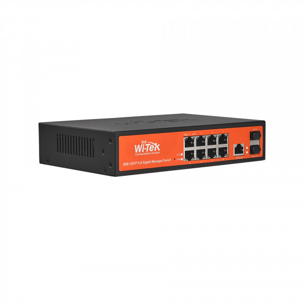 Wi-Tek WI-MS310GF 8GE+2SFP Ports L2 Managed Switch