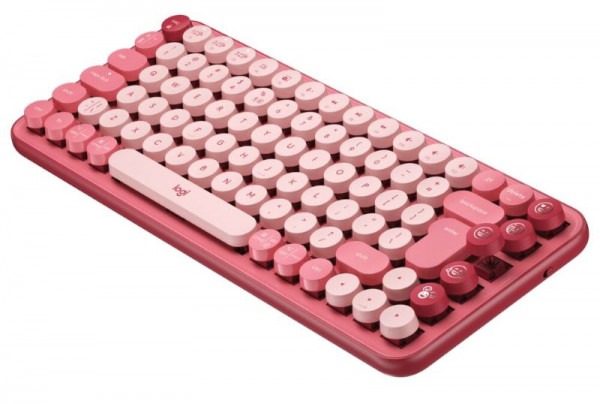 Logitech Pop Keyboard with Emoji, Heartbreaker Rose