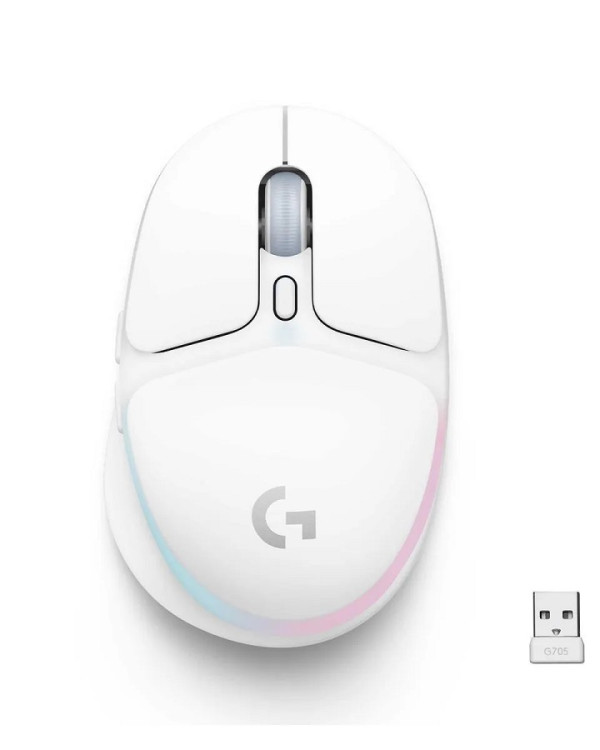 Logitech G705 Wireless Gaming Mouse Off-White