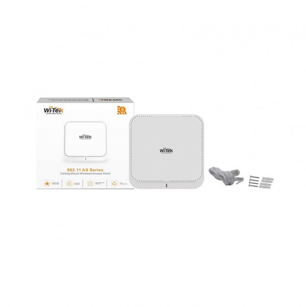 Wi-Tek WI-AP218AX, 11AX 1800Mbps Indoor Ceiling Mount Cloud Access Point