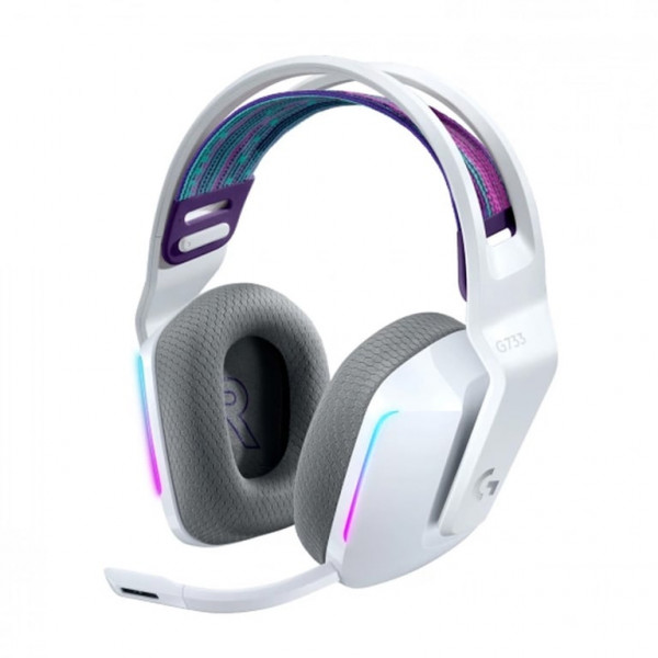 G733 Lightspeed Wireless RGB Gaming Headset White