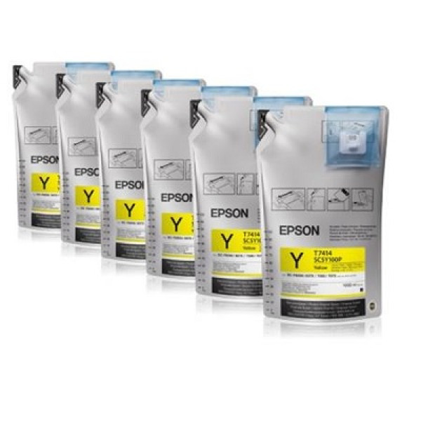 EPSON INK T7414 6l Pack Yellow ( )