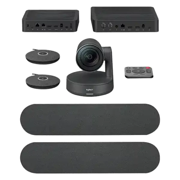 Web kamera za konferencijske razgovore Logitech Rally Plus Ultra-HD Crna