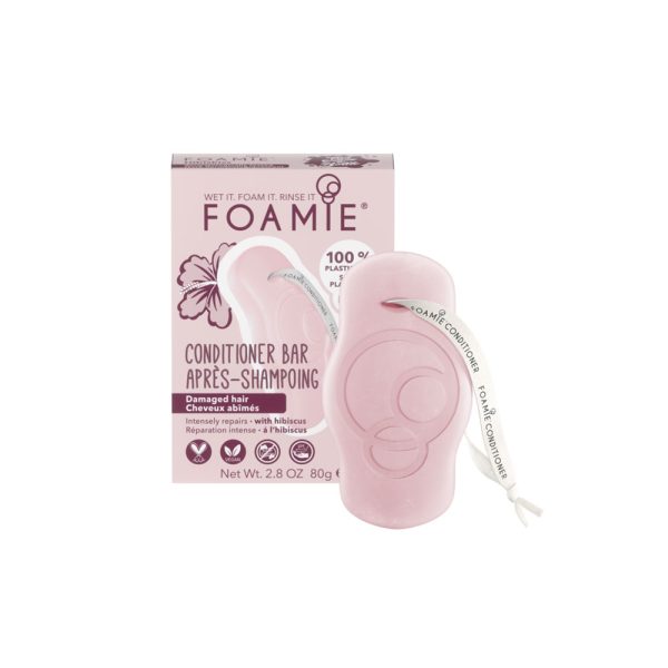 FOAMIE ČVRSTI REGENERATOR ZA OŠTEĆENU KOSU – HIBISKUS 80g