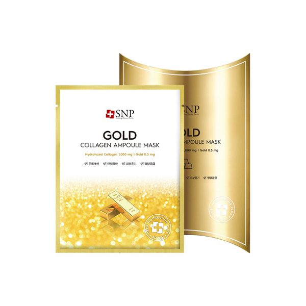 SNP Gold Collagen Ampoule Mask