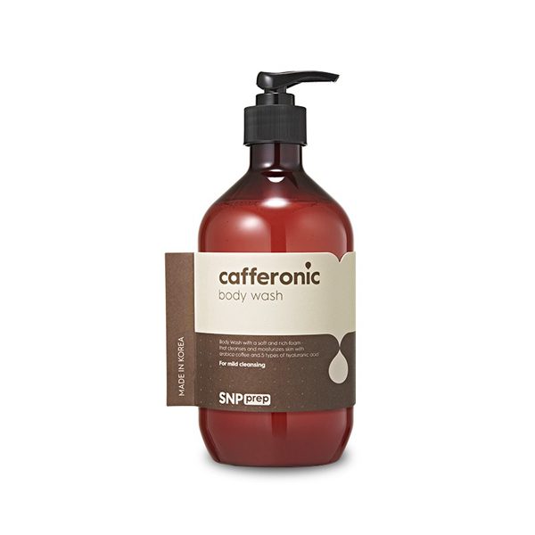 SNP prep cafferonic body wash