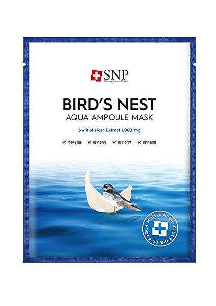 SNP Bird’s Nest Aqua Ampoule Mask