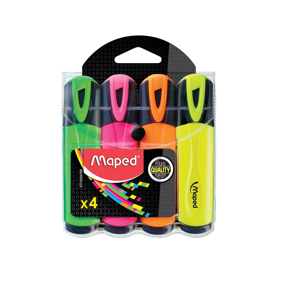 TEKST MARKER MAPED FLUO`PEPS CLASSIC BLISTER