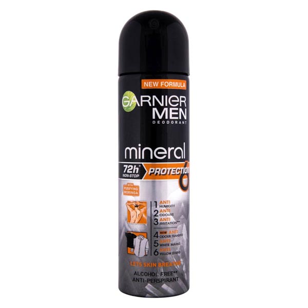 Garnier Mineral Deo Men Protection 6 Sprej 150 ml