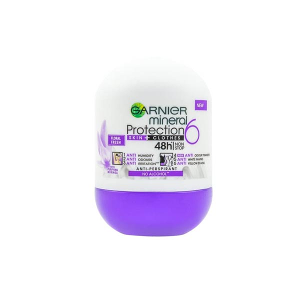 Garnier Mineral Deo Protection 6 Floral Fresh Roll-on 50 ml
