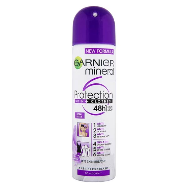 Garnier Mineral Deo Protection 6 Floral Fresh Sprej 150 ml