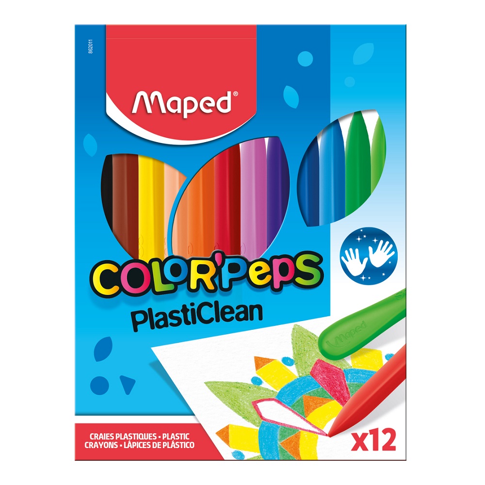 VOŠTANE BOJICE MAPED COLOR`PEPS PLASTIC CLEAN