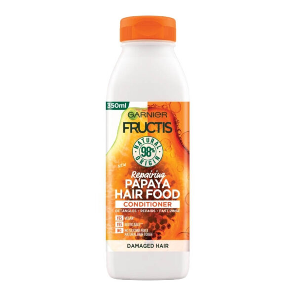 Garnier Fructis Hair Food Papaya balzam za oštećenu kosu 350 ml