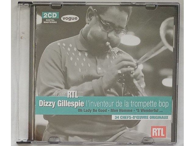 DIZZY GILLESPIE - 2CD L`inventeur de la trompette bop