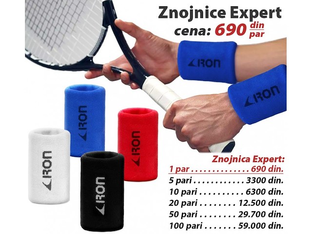 Znojnice / IRON znojnice za zglobove - Expert