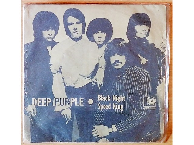 SP DEEP PURPLE - Black Night (1970) India, retko, VG