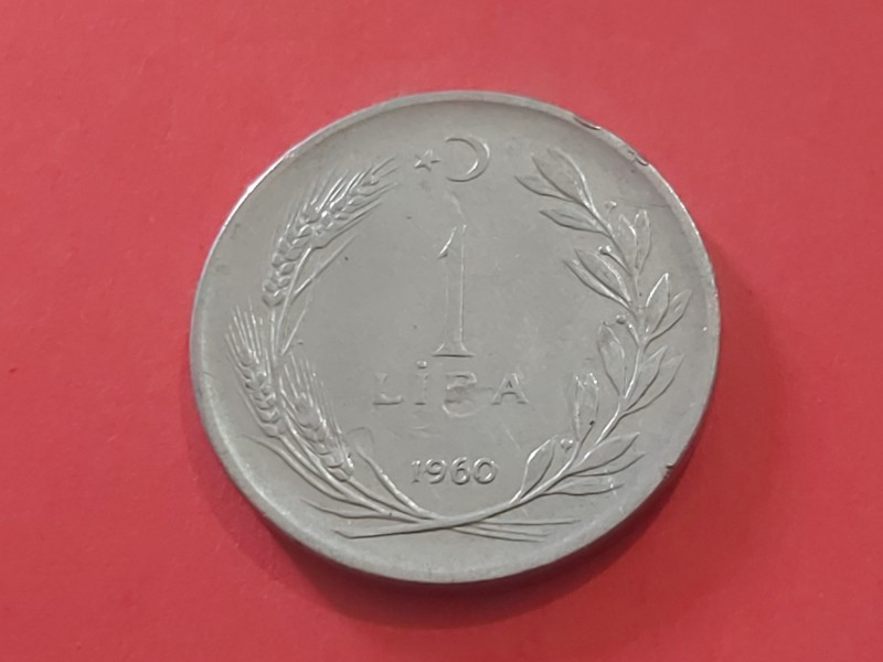 Turska - 1 lira 1960 god