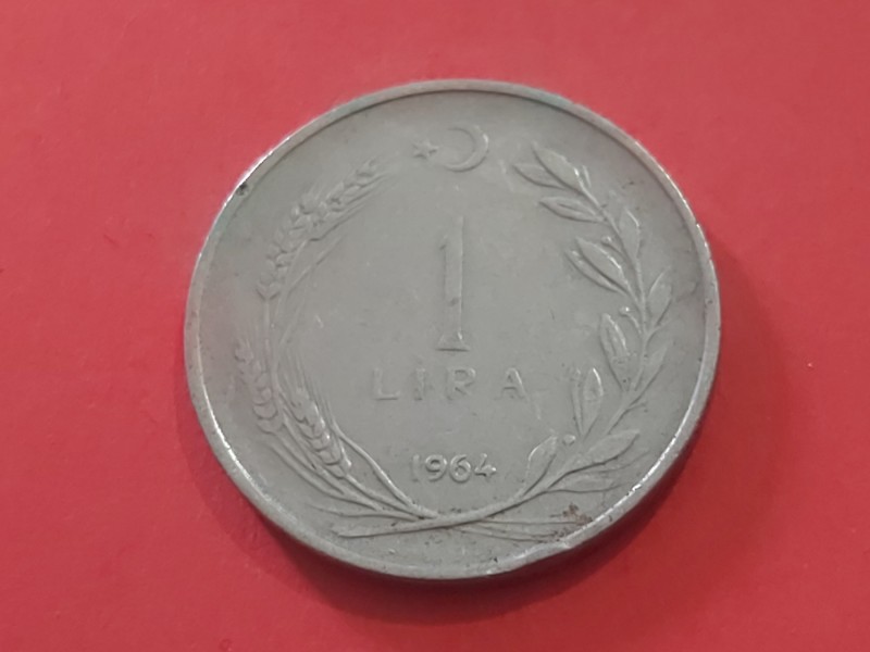 Turska - 1 lira 1964 god