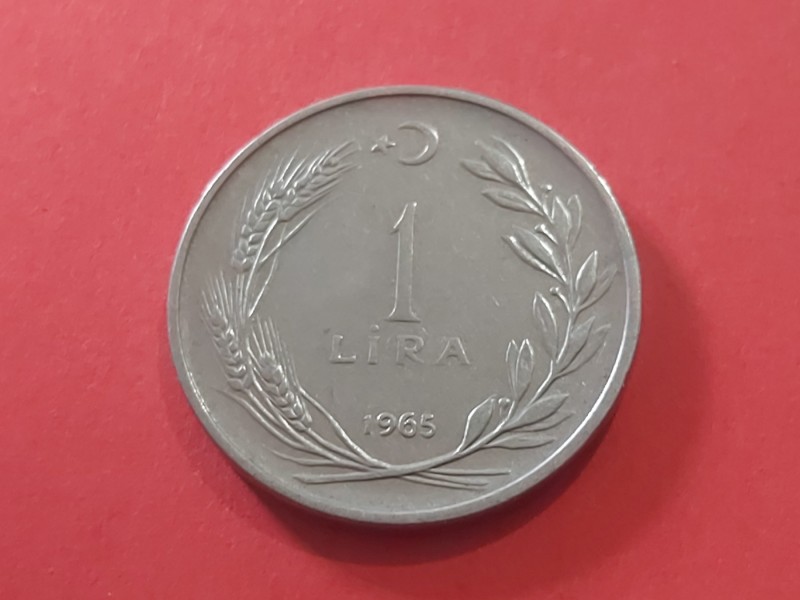 Turska - 1 lira 1965 god