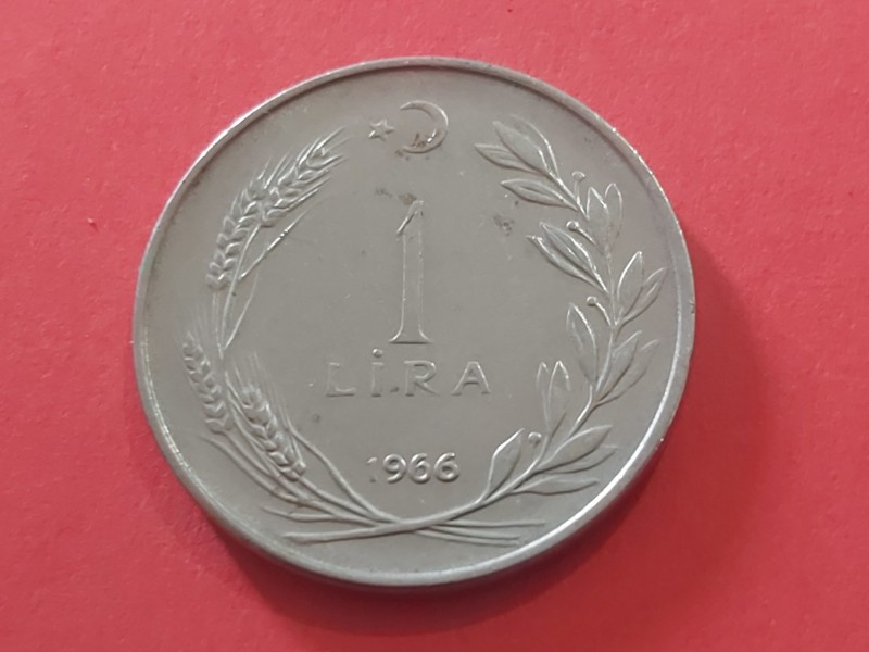 Turska - 1 lira 1966 god