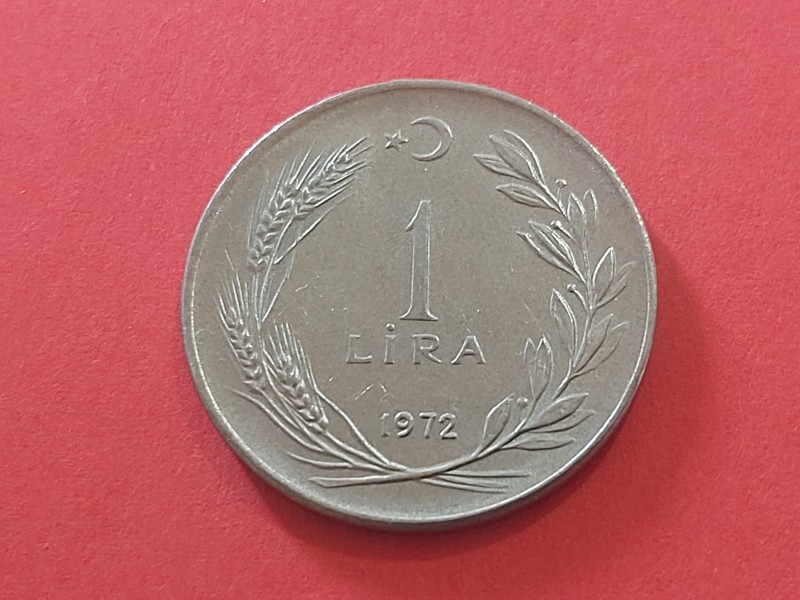 Turska - 1 lira 1972 god