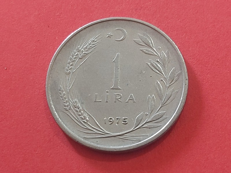 Turska - 1 lira 1975 god