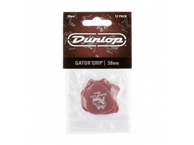 Jim Dunlop GATOR GRIP PICK .58MM 417P058 (12 Pack)