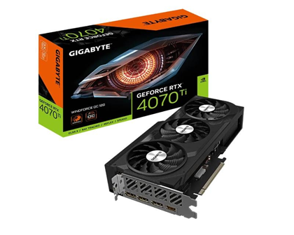 GIGABYTE nVidia GeForce RTX 4070 Ti WINDFORCE OC 12GB GV-N407TWF3OC-12GD