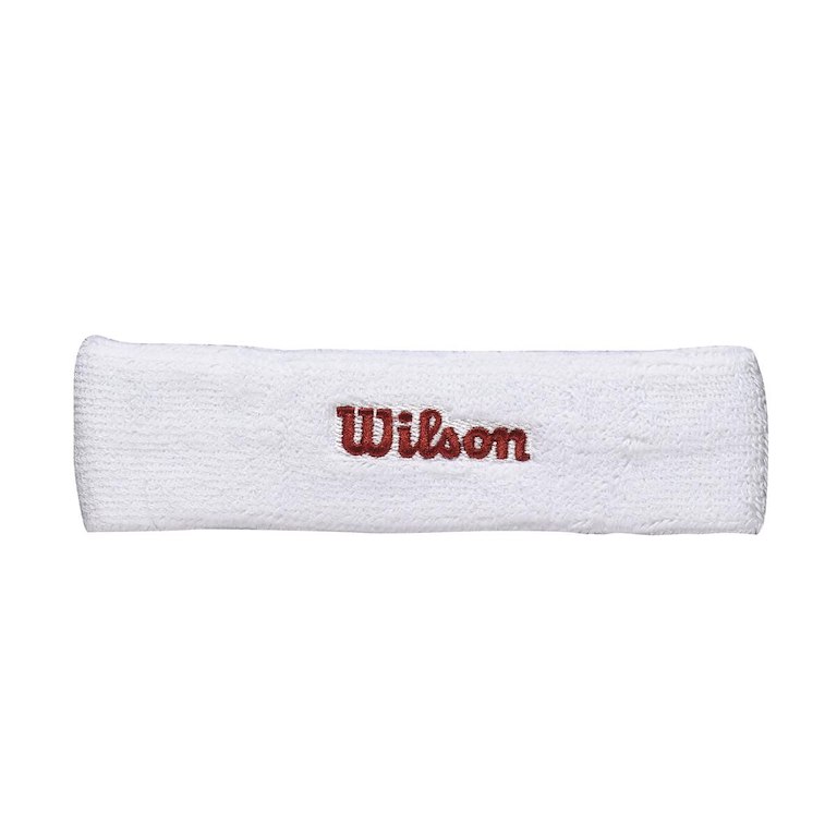 Wilson WILSON HEADBAND, znojnica za zglob, bela