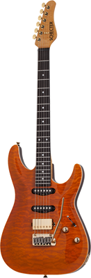Schecter California Classic Trans Amber električna gitara
