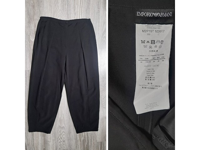 Armani original vrecaste crne pantalone 44?