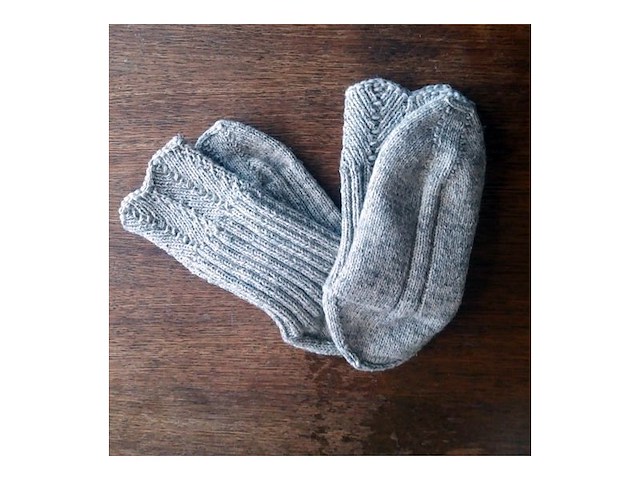 Čarape vunene (ručni rad)