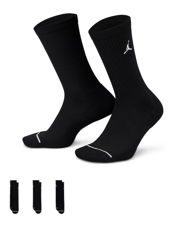 JORDAN UNISEX čarape U J ED CUSH POLY CREW 3PR Socks