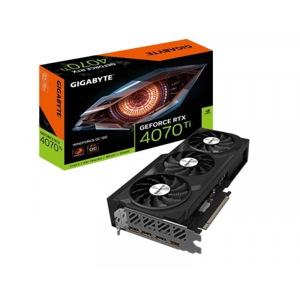 Gigabyte nVidia GeForce RTX 4070 Ti WINDFORCE OC 12GB GV-N407TWF3OC-12GD