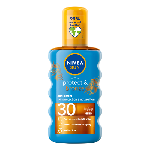 NIVEA SUN protect & bronze sprej ulje SPF 30 200 ml