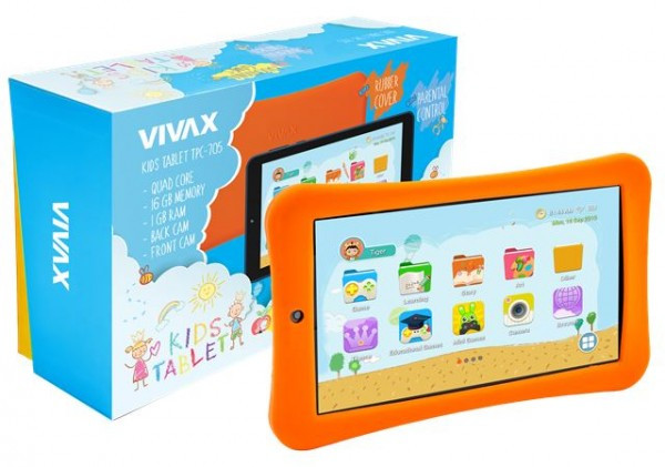 VIVAX TABLET TPC-705 Kids 7'' IPS/QC MT8167/16 GB/1 GB/GPS/Bluetooth/ Kamera 2.0-0.3 MP