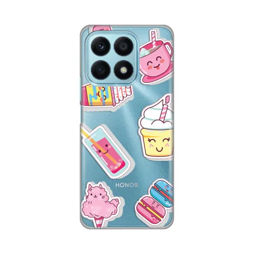 Silikonska futrola - maska print Skin za Huawei Honor X8a Ice cream