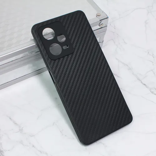 Futrola - maska Carbon fiber za Xiaomi Redmi Note 12 Pro 5G (EU) crna