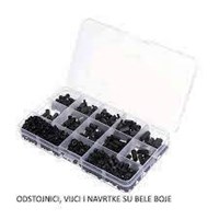 PVC ODSTOJNICI, VIJCI I NAVRTKE M3 set 780/1