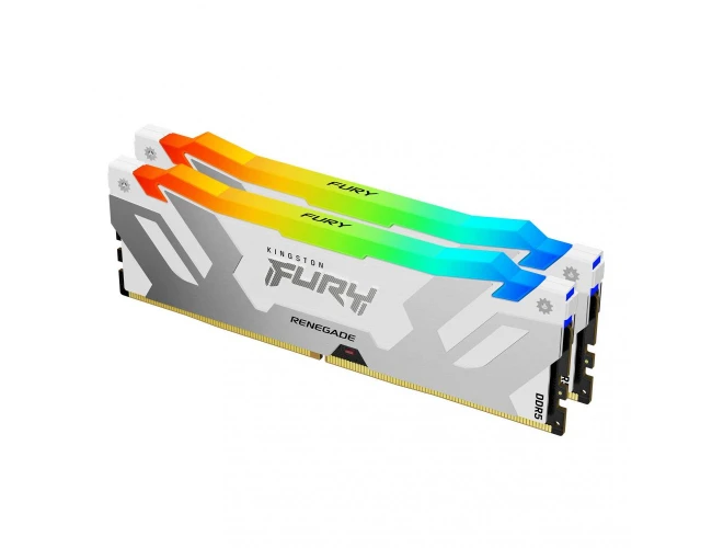 Kingston DDR5 32GB (2x16GB) 3400MHz FURY Renegade RGB White (KF568C36RWAK2-32) memorija za desktop