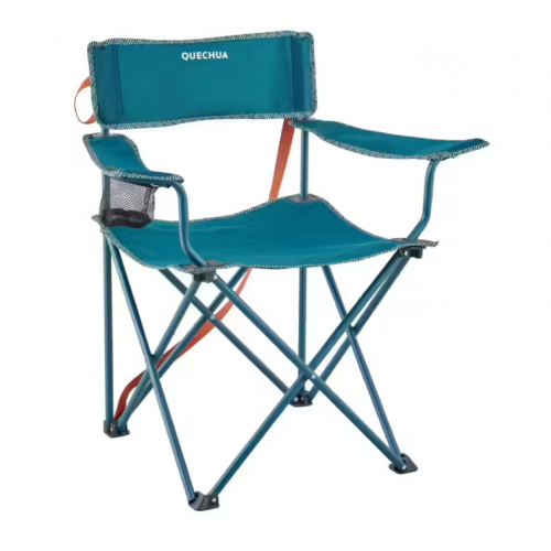 Sklopiva stolica za kampovanje Basic tirkizna