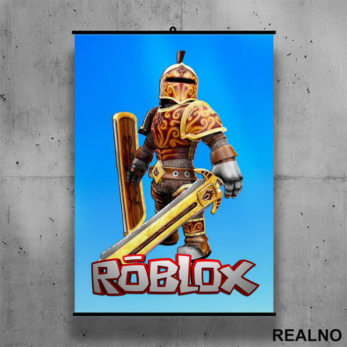 PALADIN - STANDING - ROBLOX - POSTER SA NOSAČEM