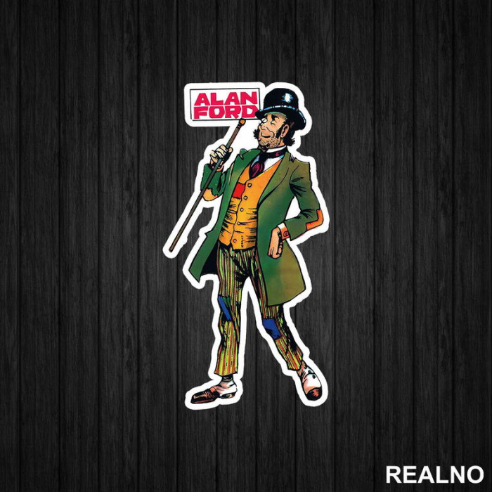 SIR OLIVER - LOGO - ALAN FORD - NALEPNICA