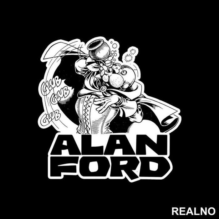 SUPERHIK - PIJE - ALAN FORD - NALEPNICA