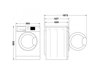 Whirlpool FFD 9458 BV EE mašina za pranje veša 9kg 1400 obrtaja