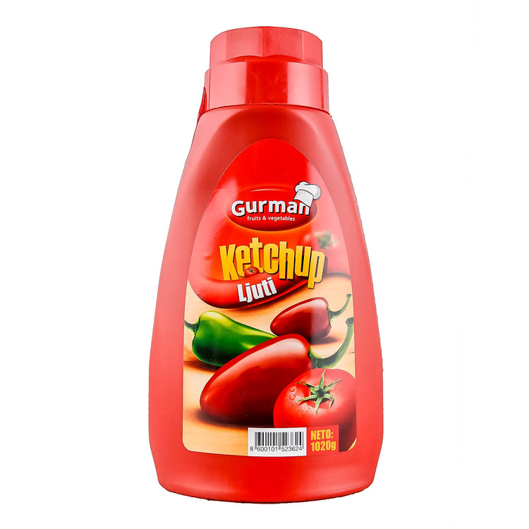 Gurman Ketchup ljuti- kečap ljuti 1020 g