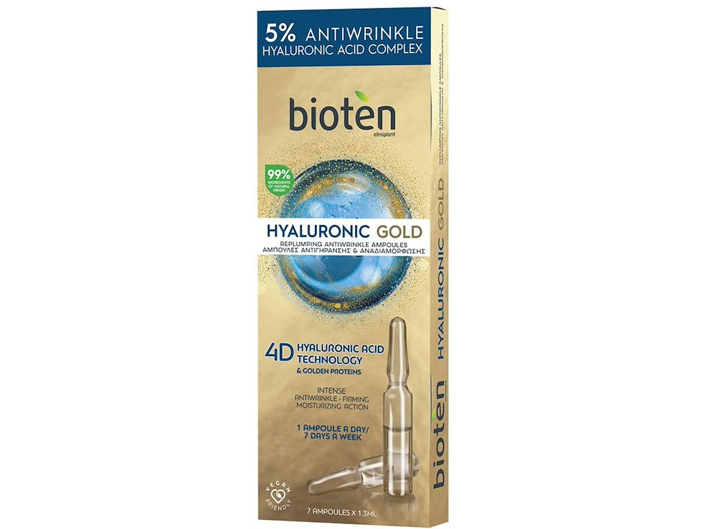 Bioten Ampule hyaluronic gold 7x3,1ml