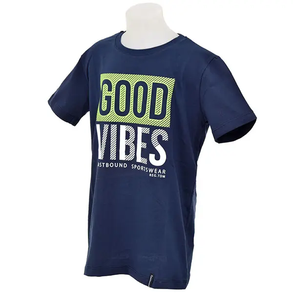 EASTBOUND Majica za dečake Kids Good Vibes Tee Ebk746-Nvy teget