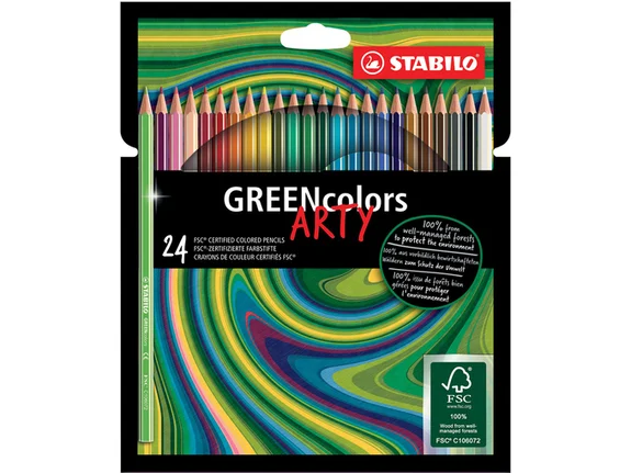 Stabilo Bojice Green Arty 1/24